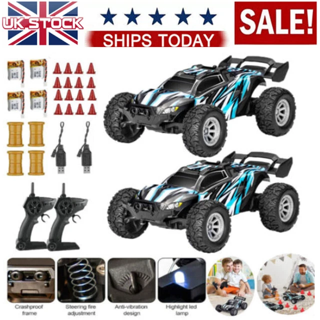 2X 1/32 MINI 20KM/h High Speed Buggy RC Car Remote Control Off-road ...