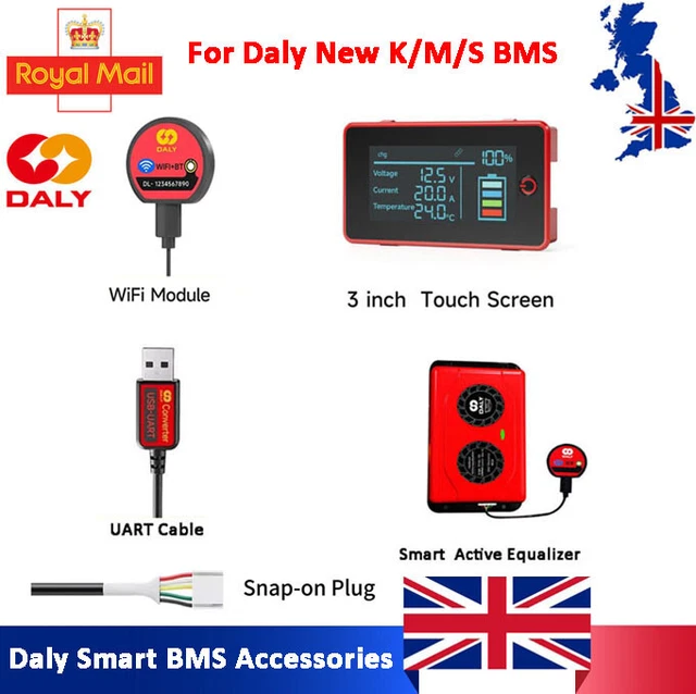 DALY NEW K/M/S BMS Parts Wifi Module/Bluetooth/UART/ RS485/ LCD Touch ...