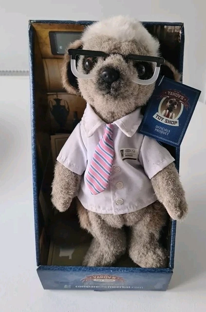 SERGEI COMPARE THE Meerkat Plush Toy In Box With Tag, Certificate £7.95 ...