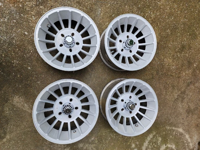 SET OF 4 Western? Cyclone Turbo Wheels 15x7 With Center Caps 5 On 4.5 ...