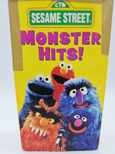 MONSTER HITS! VHS 1990 Sesame Street Songs Home Video Jim Henson Frank ...