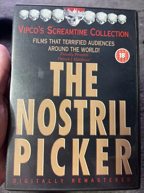 THE NOSTRIL PICKER DVD 1993 Cult Horror Film Movie Uncut Vipco Release ...
