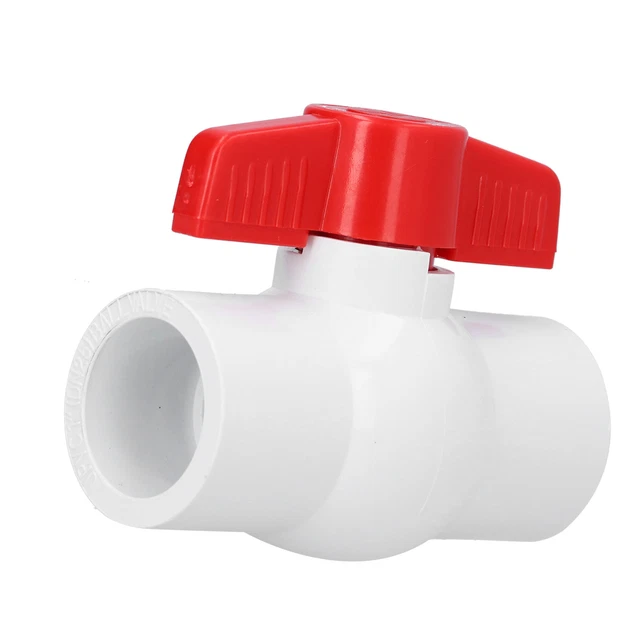 DN15 PVC BALL Valve ShutOff Valve With THandle Garden Irrigation ...