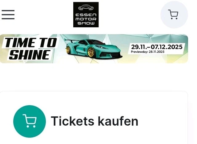 Eintritt Essen Motor Show
