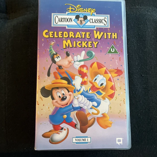 CELEBRATE WITH MICKEY - Volume 1 - Disney Cartoon Classics - Vhs Video ...