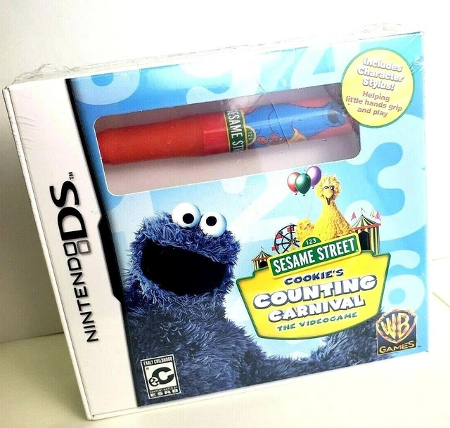 NINTENDO DS SESAME Street Cookies Counting Carnival The Video Game (New ...