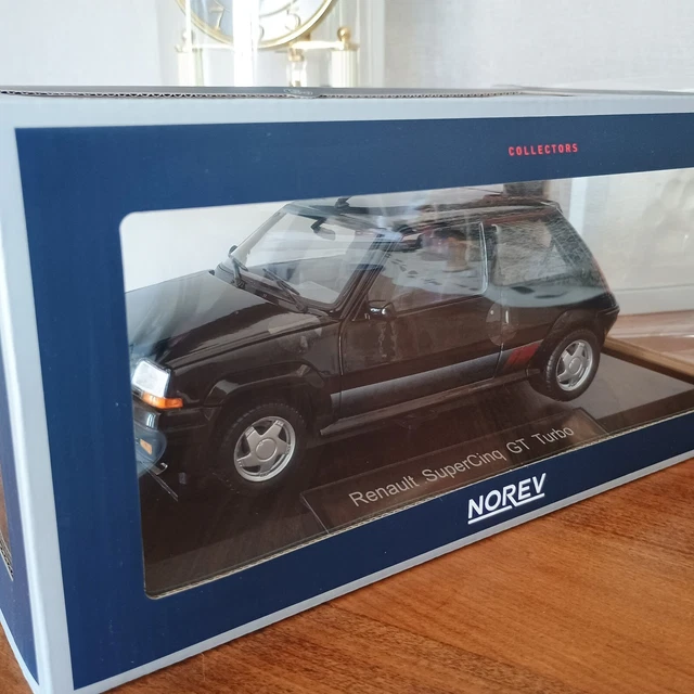 RENAULT 5 GT turbo phase 2 noir de 1989 NOREV 1/18e 185244 EUR 99,99 ...