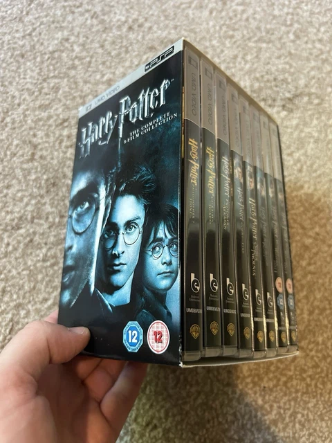 HARRY POTTER UMD Box Set all 8 Films for PSP Rare UK Release Region ALL ...