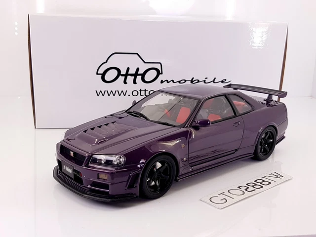 OTTO 1:18 SCALE Nissan Skyline R34 GT-R Nismo Z Tune, Purple(OT881) Ottomobile EUR 169,93 ...