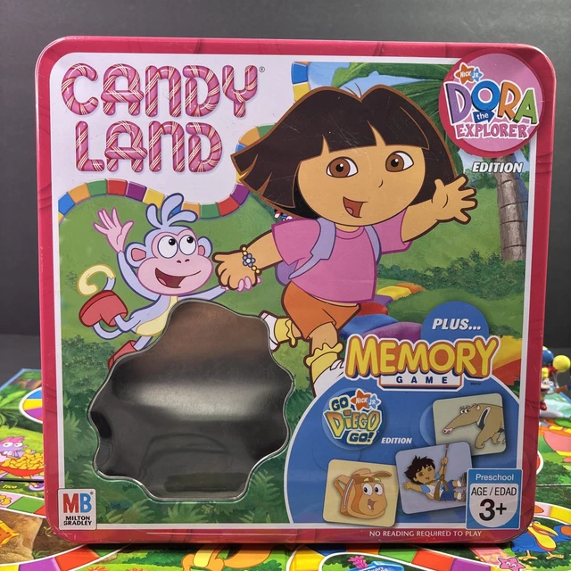 CANDY LAND NICK Jr. Dora the Explorer Collector's Tin Edition Plus ...