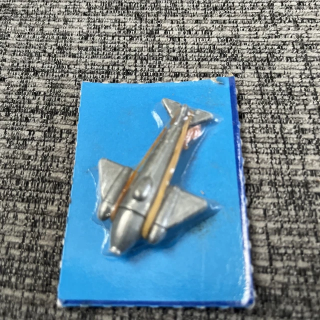 RARE VINTAGE british 1950s diecast metal Strato rocket space ship cap ...