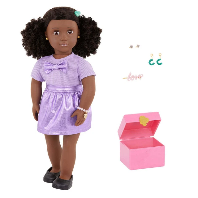 OUR GENERATION CURLY Black Hair Tiffany High Quality Fashion Doll 46 ...