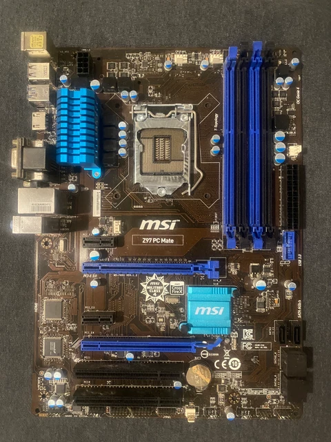MSI Z97 PC Mate Motherboard £10.50 - PicClick UK