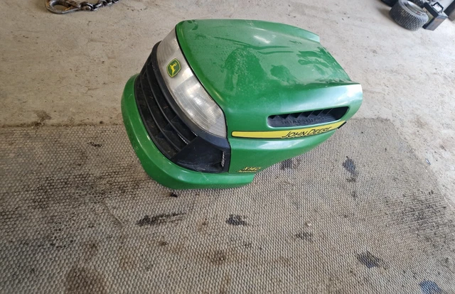 JOHN DEERE X140 ride on lawn mower tractor bonnet engine cover lights ...