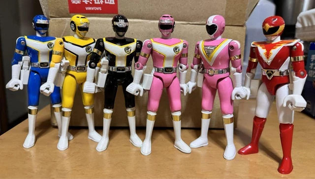 POWER RANGERS KOUSOKU Sentai Turboranger Fiveman Jetman Chogokin Lot de ...