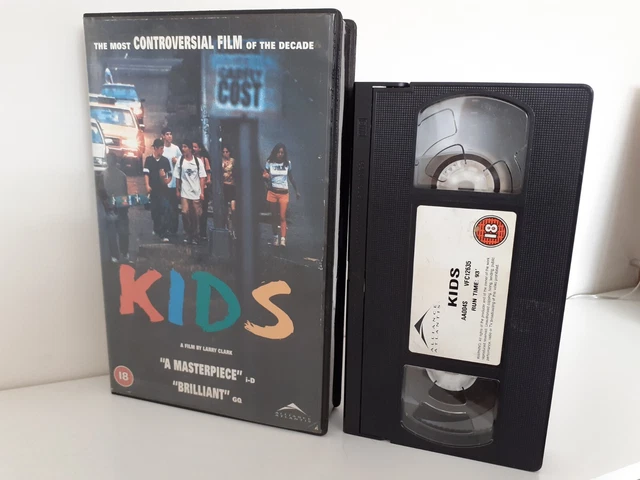 KIDS VHS VIDEO, A FILM BY LARRY CLARK - Rare Ex Rental Inc Rare Sample ...