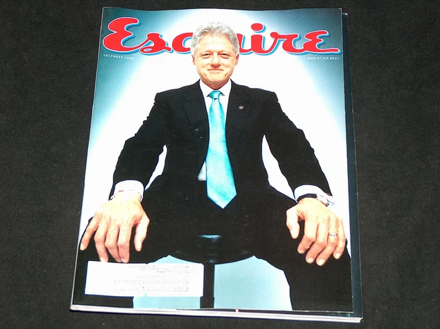 ESQUIRE REVUE DÉCEMBRE 2000 President Bill Clinton, Zhang Ziyi, Rouge ...
