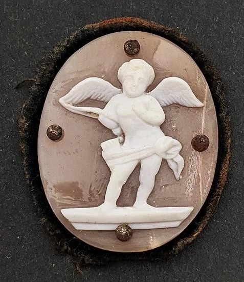 VICTORIAN CARVED CAMEO Depicting Putti / Cupid 19Th Century £55.00 ...