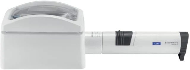 ESCHENBACH SYSTEM VARIO Plus LED Illuminated Stand Magnifier, 100x50mm ...