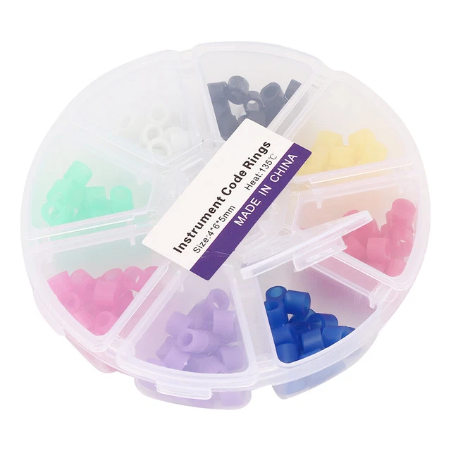 160PCS ANNEAUX DE Code Couleur Dentaire Autoclavable Désinfection ...