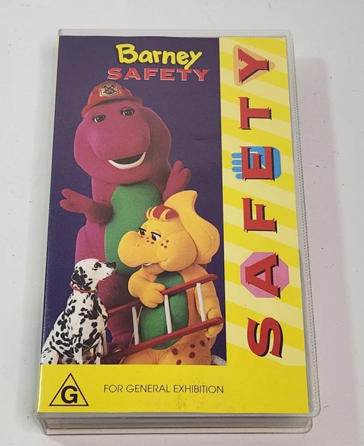 BARNEY SAFETY VHS Video 1995 Roadshow Entertainment 17894 $9.99 ...