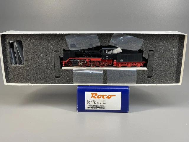 H0 ROCO LOKOMOTIVE 62214 DB BR 24 029 mit DSS DC OVP / 3 F 078 EUR 143 ...