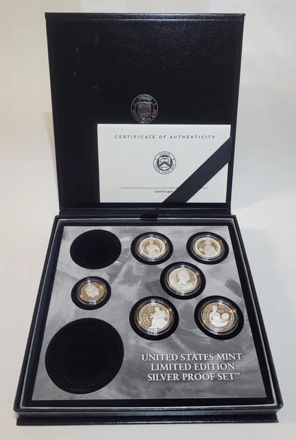 2025 S LIMITED EDITION SILVER PROOF SET BOX & COA [Minus The .50c And ...