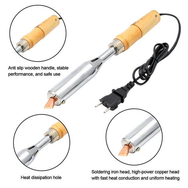 SOUDAGE À SOUDER Fer à souder électrique Astuce de ciseau Poignée en ...