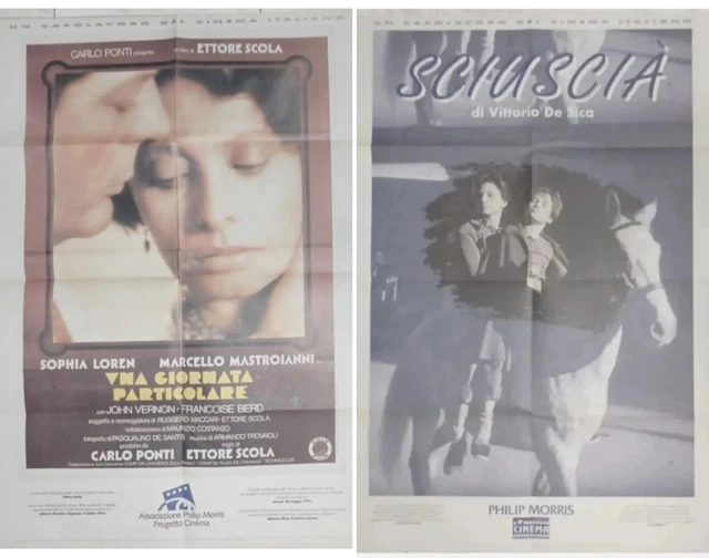 POSTER LOCANDINA SCIUSCIA De Sica+ Una Giornata Parricolare Sophia ...