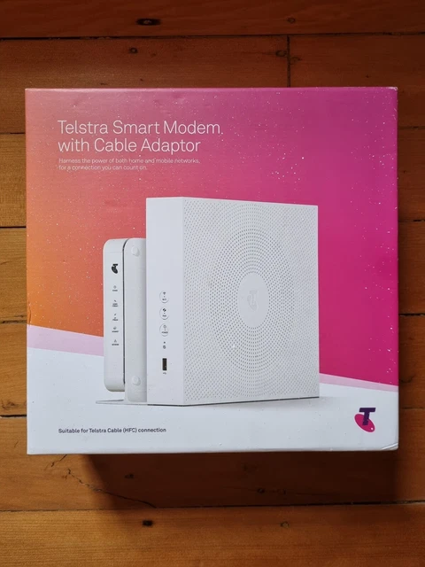 TELSTRA SMART MODEM with Cable Adaptor NEVER USED but OPENED $50.00 ...