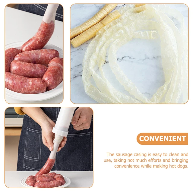 BOYAUX DE SAUCISSE Collagène Fabrication Saucisses Du Petit Déjeuner ...