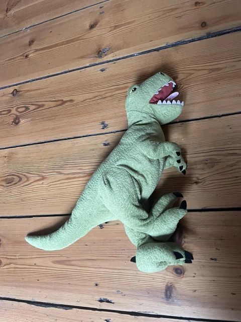 IKEA JATTELIK T Rex Green Dinosaur Soft Toy Plush 41cm £7.50 - PicClick UK