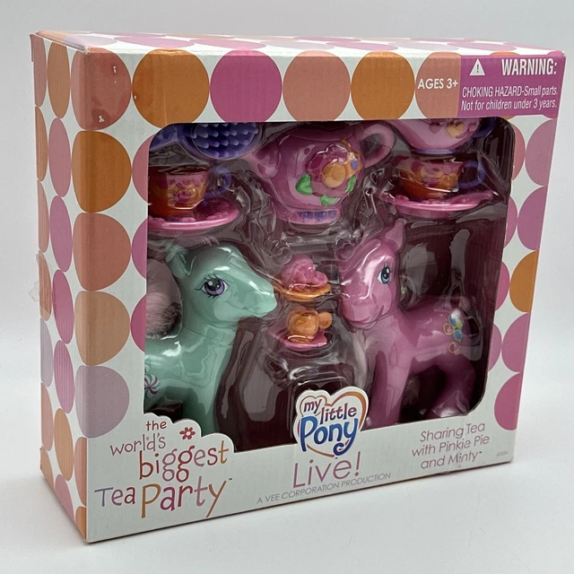 MY LITTLE PONY Live Worlds Biggest Tea Party Sharing Tea With Pinkie ...