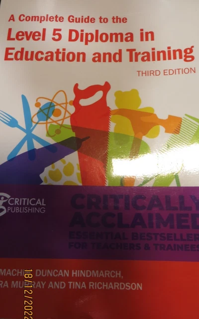 A COMPLETE GUIDE to the Level 5 Diploma in Education and Training £16. ...