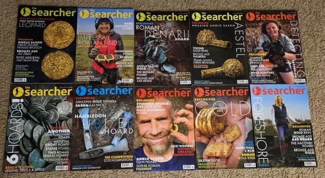 RARE THE SEARCHER Magazine 2021 2022 2023 2024 Issues UK EDITION METAL ...