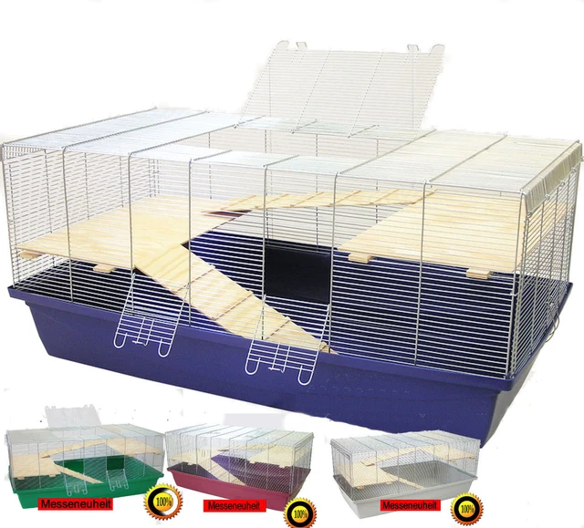 1M KÄFIG MIT 6mm Gitterabstand Hamsterkäfig Mäusekäfig Rattenkäfig ...