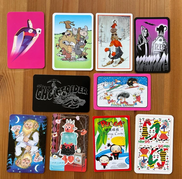 ORIGINAL SWAP PLAYING cards comic cartoon people advertising humour EUR ...