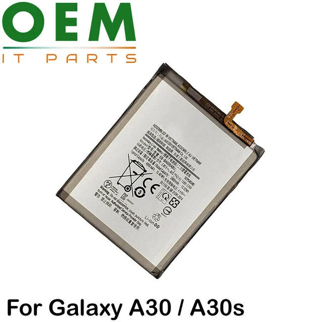 FOR SAMSUNG GALAXY A30 A30s Battery Internal Replacement 4000mAh EB ...
