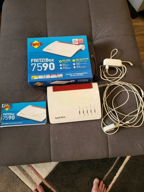 AVM FRITZ!BOX 7590 WLAN Router, Modem. EUR 90,00 - PicClick DE