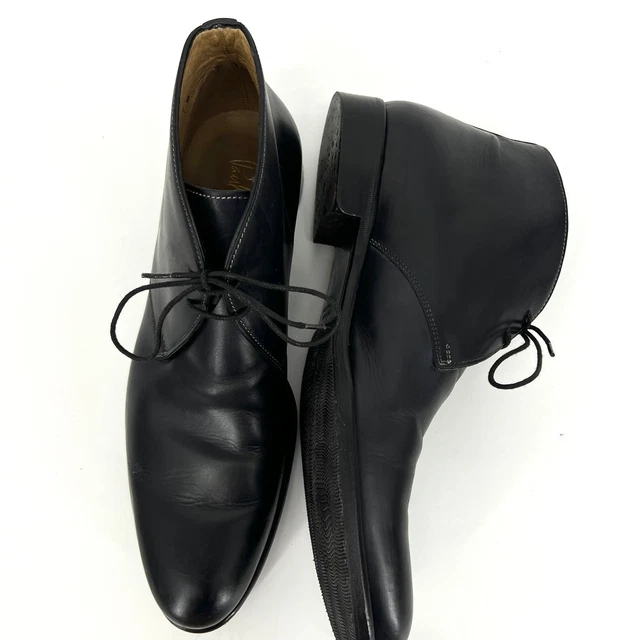 PAUL EVANS MENS Leather Chukka Boots Size 9 Made in Italy £148.18 ...