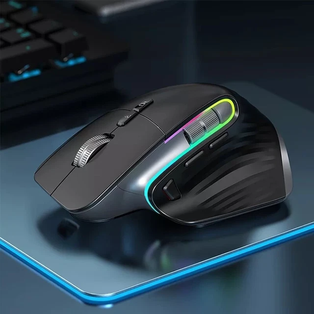 JELLY COMB MAUS RGB Licht Ergonomische Kabellos 4000DPI Gaming Büro 2 ...