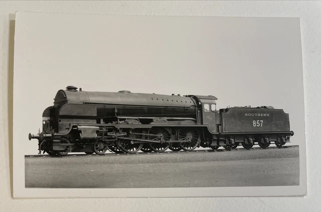 SOUTHERN RAILWAY LOCOMOTIVE Photograph - 857 Eastleigh - A742 £3.50 ...