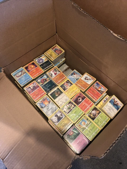 5000 X POKÉMON Tcg Common/uncommon Cards Bulk Job Lot SWSH S&V - Lot B ...