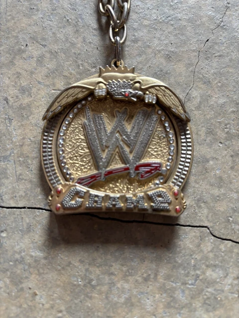 RARE WWE JOHN Cena Champ Spinning Championship Belt Chain Necklace ...