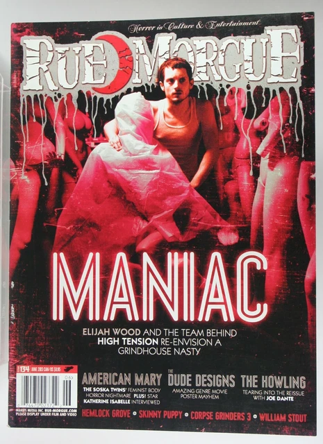 FRANCK KHALFOUN MANIAC Elijah Wood American Mary Tom Hodge RUE MORGUE ...