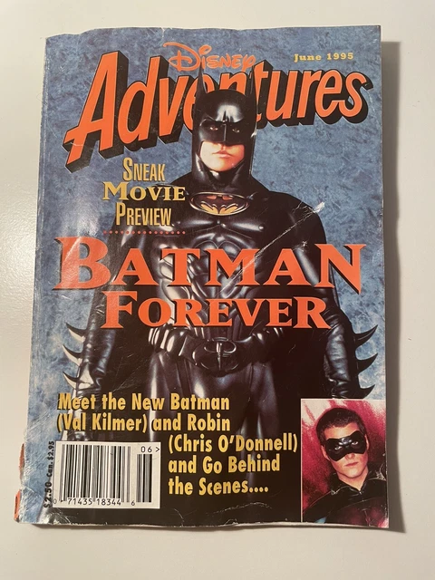 DISNEY ADVENTURES MAGAZINE Batman Forever Val Kilmer Chris O’Donnell ...