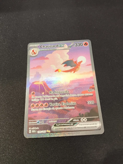 CHARIZARD EX 199/165 Alt Art - Carta Pokemon 151 Near Mint ITA EUR 150 ...