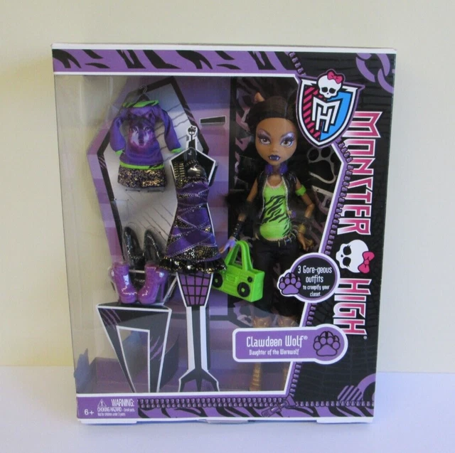 MONSTER HIGH CLAWDEEN Wolf I Love I Heart Fashion Doll 2013 BNIB £271. ...