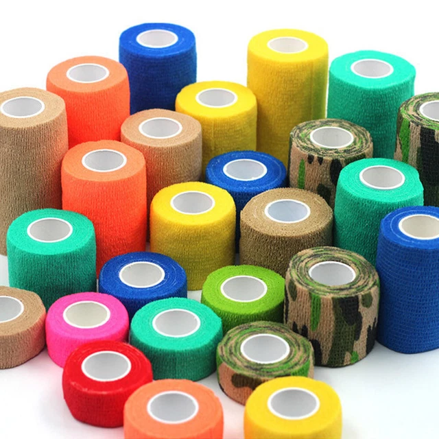 SPORT SELF ADHESIVE Elastic Bandage Wrap Tape Care First Aid Medical ...
