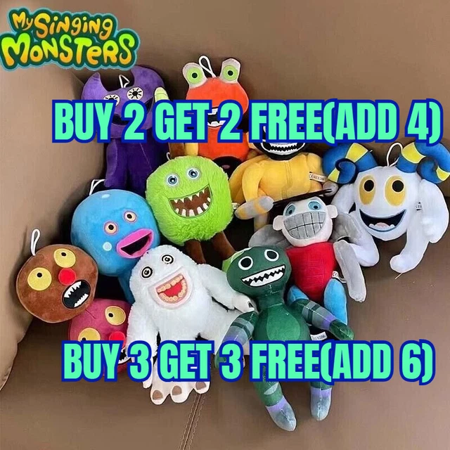 MY SINGING MONSTERS Plush Toy Wubbox Furcorn Mammott Stuffed Doll Toy ...